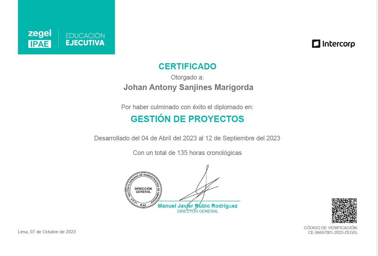 Johan Sanjines Portafolio